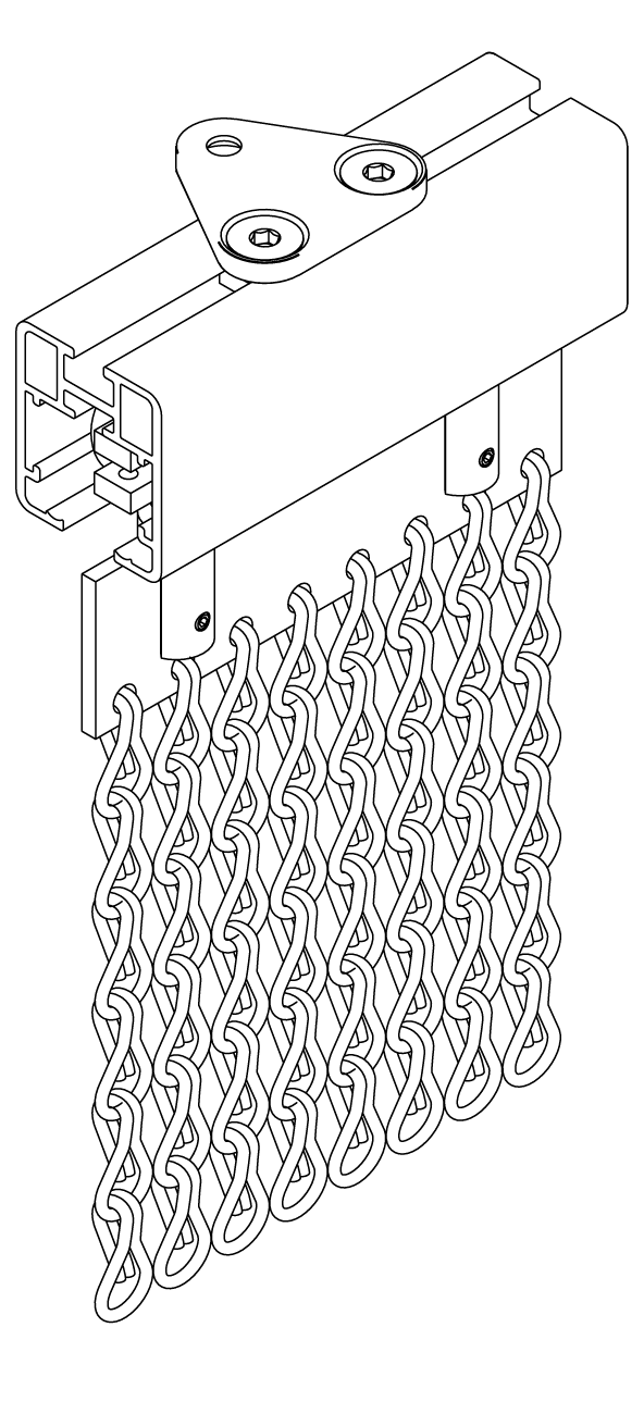 ChainCraft | Rail Systems | Quality Ceiling Curtains & Chain Screens