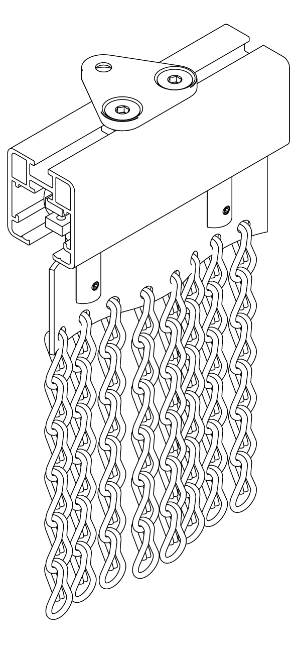 ChainCraft | Rail Systems | Quality Ceiling Curtains & Chain Screens